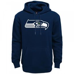 Kapuzenpullover Fanatics "Fanatics Hoodie Seattle Seahawks", Damen, Gr. M, blau, 80% Baumwolle, 20% Polyester, Pullover Kapuzenpullover