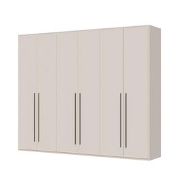 Dreht&uuml;renschrank OTTO HOME "Opera mit oder ohne Kranz inkl. LED-Bel.,B 227,272,317 oder 362 cm", cashmere, B:272cm H:224cm T:56cm, FSC-zertifizierter Holzwerkstoff, MDF, Schr&auml;nke, Dreht&uuml;renschrank, UV lackiert, Soft Close Funktion, H&ouml;henverstellbare F&uuml;&szlig;e