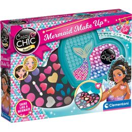 Kreativset Clementoni "Crazy Chic, Meerjungfrauen-Schminkkasten", bunt, Kreativsets, Kinder, Kunststoff, Made in Europe
