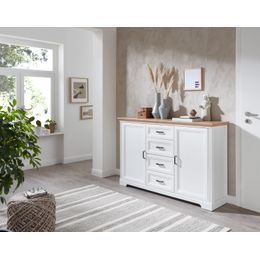 Kommode Innostyle "Jasmin", braun (pinie hell), B:165cm H:102cm T:41cm, FSC-zertifizierter Holzwerkstoff, Holzwerkstoff, Sideboards, Kommode, Breite 165 cm