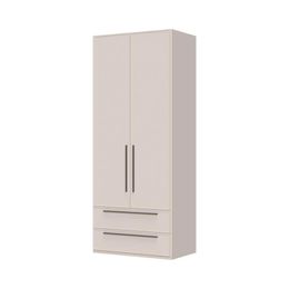Dreht&uuml;renschrank OTTO HOME "Opera mit oder ohne Kranz inkl. LED-Bel.,B92,137,182 oder 227 cm", cashmere, B:92cm H:224cm T:56cm, FSC-zertifizierter Holzwerkstoff, MDF, Schr&auml;nke, Dreht&uuml;renschrank, Schubk&auml;sten, UV lackiert, Soft Close Funktion, H&ouml;henverstellbare F&uuml;&szlig;e