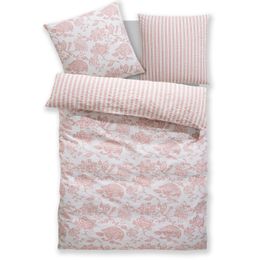 Bettw&auml;sche OTTO HOME "Nordby", rosa, B/L: 155cm x 220cm, 1 Stk., 1 Stk., Soft-Seersucker, B/L: 80cm x 80cm, 2 Stk., Soft-Seersucker, Obermaterial: 100% Baumwolle, Bettw&auml;sche, Bettw&auml;sche, Bettw&auml;sche aus Baumwolle, skandinavisches Design, ab Gr&ouml;&szlig;e 135x200 cm
