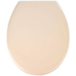 WC-Sitz Wenko "Ottana", beige, B:37,5cm L:44,6cm, Duroplast, WC-Sitze, Mit Absenkautomatik