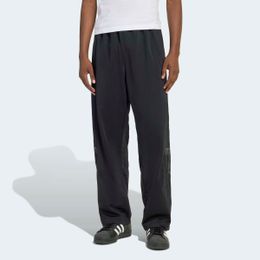 Sporthose adidas originals "ADIBREAK TP", Herren, Gr. M, N-Gr, schwarz, schwarz, Obermaterial: 100% Polyester, Hosen Sporthose