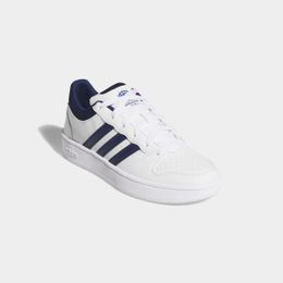 Herren Sneaker "HOOPS CLASSIC", adidas Sportswear, Gr. 40cloud wei&szlig;, dunkelblau, orbit grau, Synthetik, Schuhe