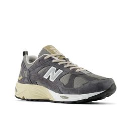 Sneaker New Balance "878", Herren, Gr. 44, magnet, Leder, Synthetik, Textil, Schuhe Sneaker