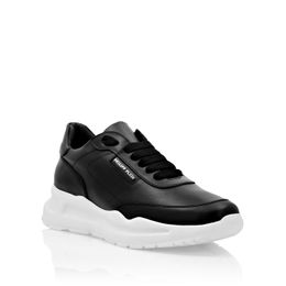 Sneaker Philipp Plein "Runner Sneaker", Damen, Gr. 35, Normalschaft, 02, schwarz, Schuhe Sneaker