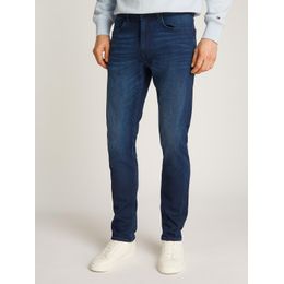 Slim-fit-Jeans Tommy Hilfiger "CORE BLEECKER", Herren, Gr. 40, L&auml;nge 36, blau (tiefblau), Denim/Jeans, Obermaterial: 98% Baumwolle, 2% Elasthan, slim fit lang, Jeans Slim-fit-Jeans, mit dezenter Waschung