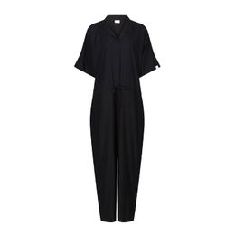 Jumpsuit Turtledove London "Iris Jumpsuit Damen", Damen, Gr. M, Normalgr&ouml;&szlig;en, schwarz2, 100% Baumwolle, normal, Rundhals, Overalls Jumpsuit