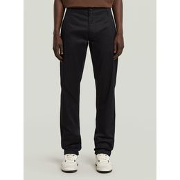 G-Star Raw Chinohose G-STAR "Morry Tapered Chino", Herren, Gr. 28, L&auml;nge 32, dk schwarz, Obermaterial: 50% Baumwolle, 47% Baumwolle, 3% Elasthan, Hosen Chinohose