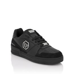 Sneaker Philipp Plein "P-Force 78", Herren, Gr. 41, Normalschaft, 0202, schwarz, schwarz, Schuhe Sneaker