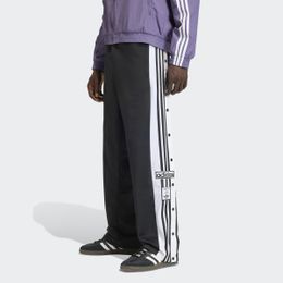 Sporthose adidas originals "ADIBREAK TP", Herren, Gr. M, N-Gr, schwarz, wei&szlig;, Obermaterial: 100% Polyester, Hosen Sporthose