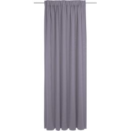 Vorhang Adam "Uni Collection light" Gr. 1, lila, B:142cm H:145cm, Jacquard, Baumwolle, Gardinen, aus 100% Bio-Baumwolle