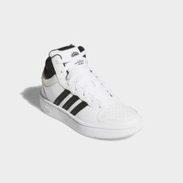 Damen Sneaker "HOOPS MID CLASSIC", adidas Sportswear, Gr. 36cloud wei&szlig;, core schwarz, orbit grau, Synthetik, Schuhe, f&uuml;r Kinder & Jugendliche