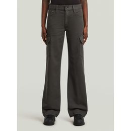 G-Star Raw Cargohose G-STAR "Judee Cargohose", Damen, Gr. 28, L&auml;nge 34, asfalt gd, Obermaterial: 60% Baumwolle, 40% Baumwolle, Hosen Cargohose