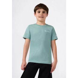 T-Shirt Champion "ICONS CONTRAST Crewneck T-Shirt", Jungen, Gr. M (140/146), bbb, Obermaterial: 100% Baumwolle, Rundhals, Shirts T-Shirt, klassischer Schnitt, Kurzarm, f&uuml;r Kinder, f&uuml;r Sportmode