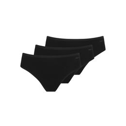 Hipster Mey "Superfine Organic", Damen, Gr. 36, schwarz, Single Jersey, Obermaterial: 92% Baumwolle, 8% Elasthan, unifarben, k&ouml;rpernah, Unterhosen, American-Pants mit tiefem Taillensitz