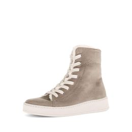 Sneaker Gabor "Sneaker high Materialmix Leder/Lederimitat", Damen, Gr. 42,5, multicolour, Schuhe Sneaker