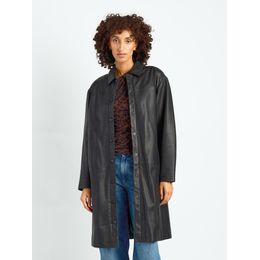 Langjacke Maze "42023035", Damen, Gr. S, schwarz, Obermaterial: 100% Lammleder / Futter: 100% Polyester / &Auml;rmelfutter: 100% Polyester, ohne B&uuml;ndchen, Jacken Langjacke