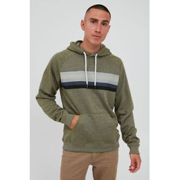 Kapuzenpullover Blend "BHSweatshirt", Herren, Gr. M, winter moss, Sweatware, 60% Baumwolle, 40% Polyester, gestreift, regular fit h&uuml;ftlang, ohne Ausschnitt, Pullover Kapuzenpullover, L&auml;ssiger Hoodie mit Kapuze und K&auml;ngurutasche