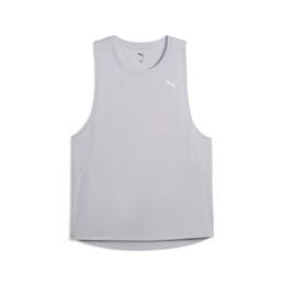 Tanktop Puma "M RUN VELOCITY TANK (POLY)", Herren, Gr. S, vibrant silber, Web, Obermaterial: 100% Polyester, regular fit normal, Rundhals, Tops Tanktop, ergonomische Schnittf&uuml;hrung, Regular Fit, mit DryCELL Technologie