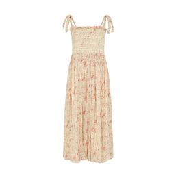 Lily & Lionel Midikleid LILY AND LIONEL "Annie Smocked Wishing Well Floral Print Midi Dress Damen", Damen, Gr. 40, Normalgr&ouml;&szlig;en, multi, 100% Viskose, Kleider Midikleid
