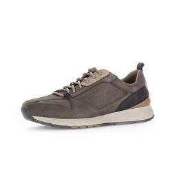 Sneaker Gabor "Gabor Sneaker low Rauleder", Damen, Gr. 39, braun, Schuhe Sneaker