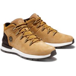 Schn&uuml;rboots Timberland "SPRINT TREKKERMID LACE UP SNEAKER", Damen, Gr. 40, bunt (wheat, dunkelbraun), Leder, Synthetik, Schuhe Schn&uuml;rboots, Winterschuhe, Sneakerboots, Winterboots