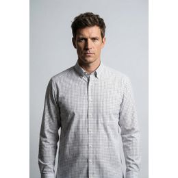 Langarmhemd OLYMP "Luxor", Herren, Gr. 41, N-Gr, nougat, Web, Obermaterial: 100% Baumwolle, normal, 2-Knopf-Manschette, Hemden, Businesshemd, modern fit, Button-down-Kragen