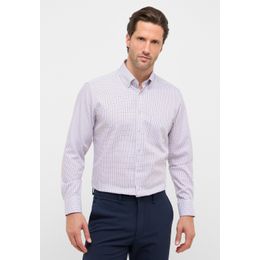 Langarmhemd Eterna "MODERN FIT", Herren, Gr. 42, Normalgr&ouml;&szlig;en, rot, Twill, 100% Baumwolle, tailliert, Manschette, Hemden, NON IRON (b&uuml;gelfrei)