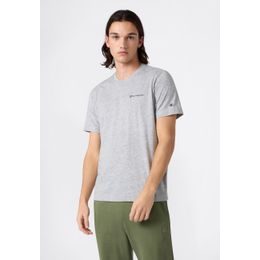 T-Shirt Champion, Herren, Gr. L (50), nbk, wht, noxm, Obermaterial: 100% Baumwolle, normal, Rundhals, Shirts T-Shirt, sportlicher Stil, f&uuml;r Freizeit und sportliche Aktivit&auml;ten