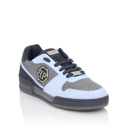 Sneaker Philipp Plein "P-Force 78", Damen, Gr. 39, Normalschaft, 1407, dunkelblau, lightblau, Schuhe Sneaker