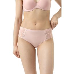 Panty Mey "Pretty Joan", Damen, Gr. 44, rosa (blossom), Obermaterial: 78% Polyamid, 22% Elasthan, k&ouml;rpernah, Unterhosen Panty, T&uuml;ll-Stickerei an den Seiten, R&uuml;ckseite nahtlos