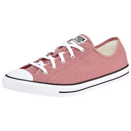 Sneaker Converse "CHUCK TAYLOR ALL STAR DAINTY", Damen, Gr. 37,5, schwarz (light saddle, egret, schwarz), Textil, Schuhe Sneaker