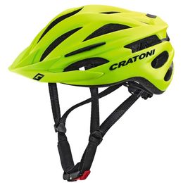 Mountainbikehelm Cratoni "MTB-Fahrradhelm Pacer" Gr. 54, gr&uuml;n (lime matt), Helme, 54/58 Kopfumfang: 54cm - 58cm