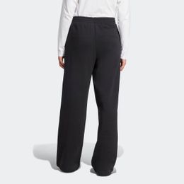 Sporthose adidas originals "ESS WL PANT FT", Damen, Gr. XL, N-Gr, schwarz, Obermaterial: 100% Baumwolle, Hosen Sporthose, sportlicher Stil, f&uuml;r vielseitige Einsatzm&ouml;glichkeiten, weites Bein