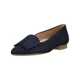 Ballerina Paul Green "Paul Green Ballerinas Leder", Damen, Gr. 40, blau, Leder, Schuhe Ballerina