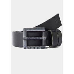 G-Star Raw Lederg&uuml;rtel G-STAR "New Duko Belt", Herren, Gr. 95, schwarz (dk schwarz), B&uuml;ffelleder, G&uuml;rtel Lederg&uuml;rtel