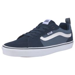 Sneaker Vans "Filmore", Herren, Gr. 45, blau (navy, blau), Leder, Schuhe Skaterschuh Sneaker low, angelehnt an das Design vom Sk8 Low