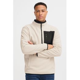 Cardigan Blend "BHFloren", Herren, Gr. XL, oatmeal, Fleece, 100% Polyester, unifarben, regular fit, B&uuml;ndchen, Strickjacken, Gem&uuml;tliche Fleecejacke