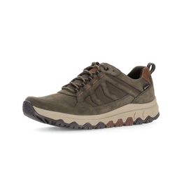 Sneaker Gabor "rollingsoft Sneaker low Materialmix Leder/Textil", Damen, Gr. 42,5, gr&uuml;n, Schuhe Sneaker