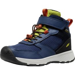 Outdoorschuh Keen "SKUA MID WP", Kinder, Gr. 30, gr&uuml;n (naval academy, rogue gr&uuml;n), Leder, Synthetik, Schuhe Outdoorschuh, wasserdicht