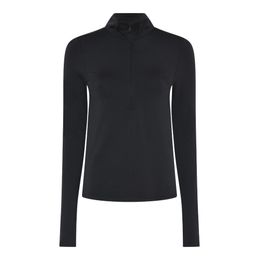 Funktionstop "Girlfriend Collective Top Reset Long Sleeve, Half Zip", Damen, Gr. L, wei&szlig;, neutral, Obermaterial: 91% Polyester, 9% Elasthan, Girlfriend Collective, Tops