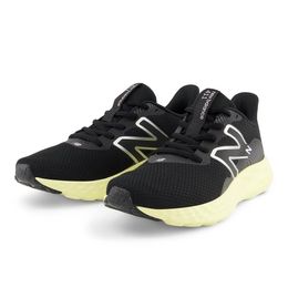 Laufschuh New Balance "411", Damen, Gr. 37,5, schwarz (schwarz, winter), Synthetik, Textil, Schuhe Laufschuh