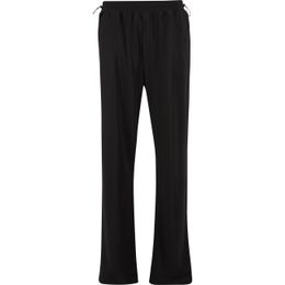 Jogginghose DEF "DEF DEF Roma Hose", Damen, Gr. XL, US-Gr&ouml;&szlig;en, schwarz, 96% Polyester, 4% Elasthan, unifarben, loose fit, Hosen Jogginghose