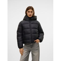 V&eacute;ro Moda Steppjacke VERO MODA "VMDINA SHORT PUFFER JACKET NOOS", Damen, Gr. M, schwarz, Web, Obermaterial: 100% Polyester, unifarben, Jacken Steppjacke