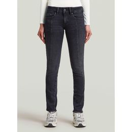 G-Star Raw Regular-fit-Jeans G-STAR "Contor Slim Jeans", Damen, Gr. 28, L&auml;nge 32, worn in zinc, Obermaterial: 2% Elasthan, Jeans