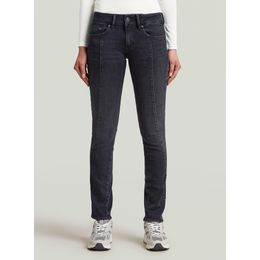 G-Star Raw Regular-fit-Jeans G-STAR "Contor Slim Jeans", Damen, Gr. 31, L&auml;nge 32, worn in zinc, Obermaterial: 2% Elasthan, Jeans