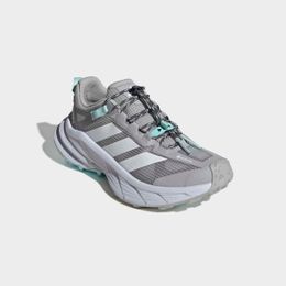 Wanderschuh adidas terrex "TERREX FREEHIKER SL GORE-TEX", Damen, Gr. 42, dash grau, cloud wei&szlig;, semi flash aqua, Textil, Schuhe Wanderschuh, wasserdicht