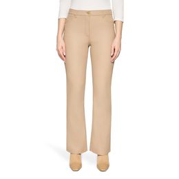 Stoffhose Betty Barclay "Damen Slim Fit", Damen, Gr. 44, Normalgr&ouml;&szlig;en, natural, Obermaterial: 75% Viskose, 18% Polyamid, 4% Polyurethan, 3% Elasthan, slim fit lang, Hosen Stoffhose